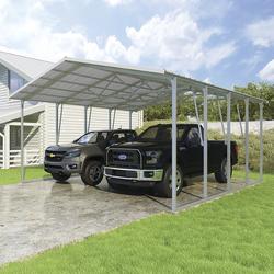 VersaTube® Pinnacle 20' W x 21' L x 9' H Heavy-Duty Series Carport ...