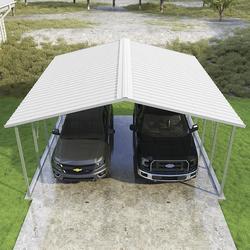 VersaTube® Pinnacle 20' W x 21' L x 9' H Heavy-Duty Series Carport ...