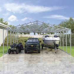 VersaTube® Pinnacle 24' W x 24' L x 9' H Heavy-Duty Series Carport ...