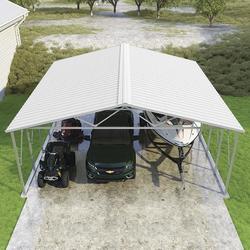 VersaTube® Pinnacle 24' W x 24' L x 9' H Heavy-Duty Series Carport ...