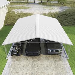 VersaTube® Pinnacle 24' W x 30' L x 7' H Heavy-Duty Series Carport ...