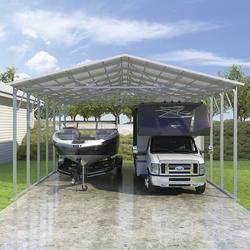 VersaTube® Pinnacle 24' W x 30' L x 12' H Heavy-Duty Series Carport ...