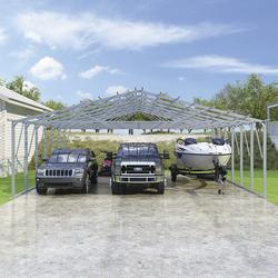 VersaTube® Pinnacle 30' W x 24' L x 9' H Heavy-Duty Series Carport ...
