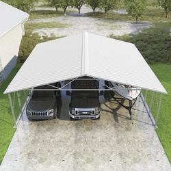 VersaTube® Pinnacle 30' W x 30' L x 9' H Heavy-Duty Series Carport ...