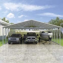 VersaTube® Pinnacle 30' W x 30' L x 9' H Heavy-Duty Series Carport ...