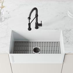 VIGO Edison Touchless One-Handle Pull-Down Matte Black Kitchen Faucet ...