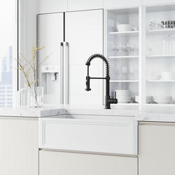 VIGO Edison Touchless One-Handle Pull-Down Matte Black Kitchen Faucet ...