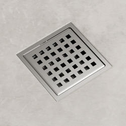 VIGO Elan 4-3/8" Square Brushed Nickel Shower Drain at Menards®