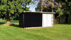 EZ Privacy Screen™ 44"x50' Black Fence at Menards®
