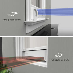 Vornado® Transom 26" Low Profile Window Fan at Menards®