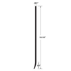 VPI® London Fog 10-1/4" x 24' x .080" Rubber Stringer/Riser with Toe at ...