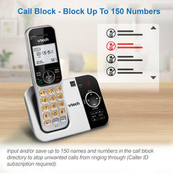 Vtech 2 Handset Cordless Answering System with Call Block at Menards®