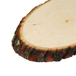 Walnut Hollow® 5" to 7" x up to 14" Basswood Bark Edge Oval Plaque at ...
