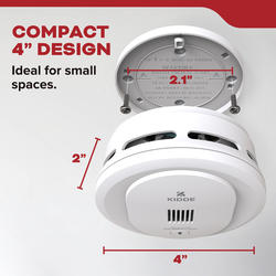 Kidde™ AA Battery Compact Photoelectric Smoke Detector - 4 Pack at Menards®