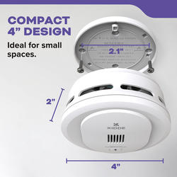 Kidde™ AA Battery Compact Photoelectric Smoke Detector and ...