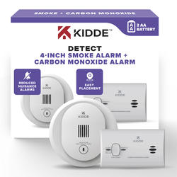 Kidde™ AA Battery Compact Photoelectric Smoke Detector and ...