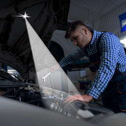 Panther Vision® Button Lamp™ Adhesive LED Light Package - 6 Pack at ...