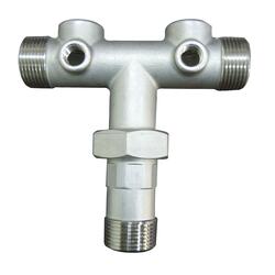 Water Source™ 1" x 4" Stainless Steel Union Tank Tee at Menards®