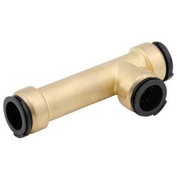 Watts® AquaLock™ 3/4" Push to Connect Lead-Free Brass Slip Repair Tee ...