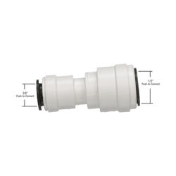 Watts® AquaLock™ 1/2" x 3/8" Push to Connect Plastic Coupling at Menards®