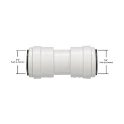 Watts® AquaLock™ 3/4" Push to Connect Plastic Coupling at Menards®