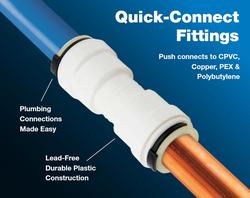 Watts® 3/8" Push to Connect Plastic In-line Valve at Menards®