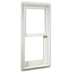 Crestline® Elite 24" x 36" Double-Hung Window White Aluminum Clad Pine ...