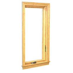 Crestline® Elite Pine Interior 30" x 48" White Aluminum Clad Pine ...