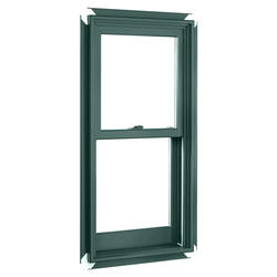 Crestline® Elite 24" x 36" Double-Hung Window Green Aluminum Clad ...