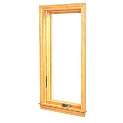Crestline® Elite 24" x 36" Almond Aluminum Clad Pine Casement Window ...