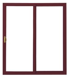 Crestline® Elite Premium Clad 60-5/16"W x 80"H Brick Red Exterior ...