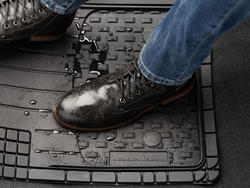 WeatherTech® Black 4-Piece Trim-to-Fit Floor Mat at Menards®