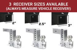 Weigh Safe Adjustable Aluminum Trailer Hitch (6" Drop) at Menards®