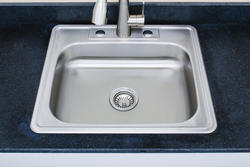 Wells Sinkware Drop-In 25" Stainless Steel Single Bowl Kitchen Sink at ...