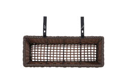 20.5"W Resin-Wicker Deck Rail Planter at Menards®