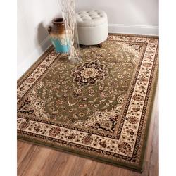 Well Woven Barclay Medallion Green 9'3" x 12'6" Area Rug at Menards®
