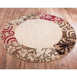 Well Woven Barclay Vane Beige 5'3" x 5'3" Round Area Rug at Menards®