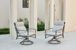 Backyard Creations® Rainier Swivel Dining Chairs- 2 Pack at Menards®