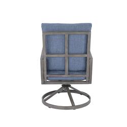 Backyard Creations® Berkley Bay Brown Swivel Rocker Dining Patio Chair ...