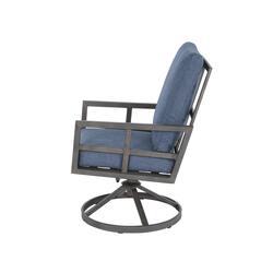 Backyard Creations® Berkley Bay Brown Swivel Rocker Dining Patio Chair ...