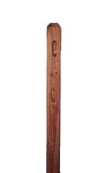 West Virginia Split Rail 2-Hole CedarTone Treated End Post at Menards®