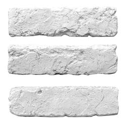 Stone Master® White Retro Brick Manufactured Stone Veneer Siding (4.09 ...