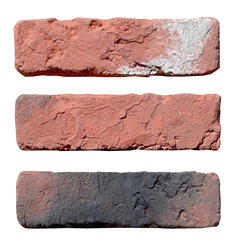 Stone Master® Red Retro Brick Manufactured Stone Veneer Siding (4.09 sq ...