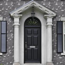 Stone Master® Graphite Retro Brick Manufactured Stone Veneer Siding (4. ...