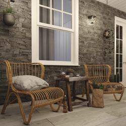 Stone Master® Graphite Roma Manufactured Stone Veneer Siding (5.5 sq ...