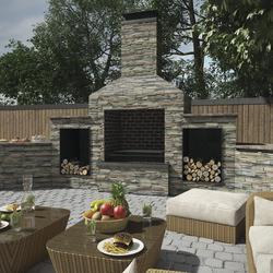 Stone Master® Grey-Mix Roma Manufactured Stone Veneer Siding (5.5 sq ...