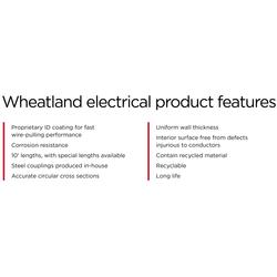 Wheatland Tube Company 1/2" x 10' Metallic Rigid Conduit at Menards®