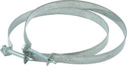 Whirlpool® 4" D 2 Pack Galvanized Vent Clamps at Menards®