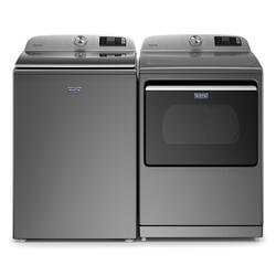 Maytag® Chrome Shadow Top-Load Washer & Electric Dryer Set at Menards®