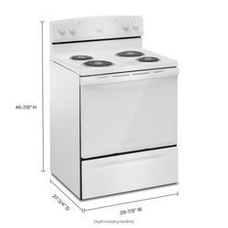 Amana® 30" 4.8 cu.ft. White Electric Range at Menards®
